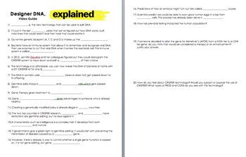 Explained Designer DNA VIDEO GUIDE By AW S Science Corner TPT