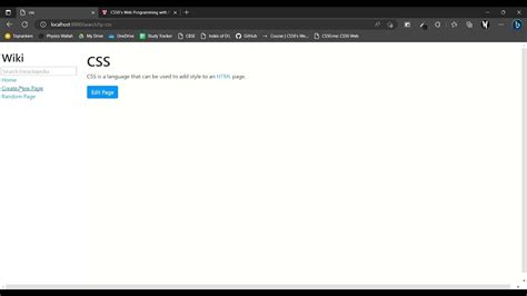 cs50 s web programming with python and js project 1 wiki youtube