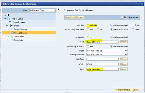 Change Hide Standard Field Name In ESS Application SAP Community