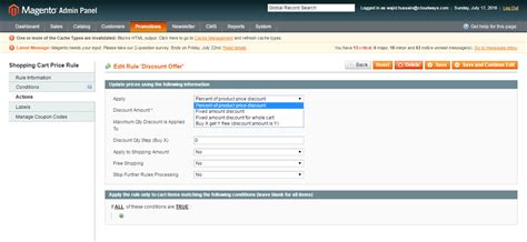 How To Create Coupon Code In Magento Store