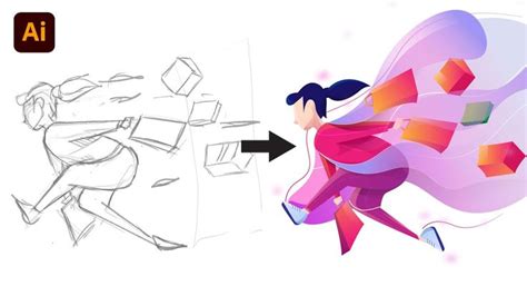 Flat Illustration Tutorial In Adobe Illustrator Illustrator Tutorials Adobe Illustrator