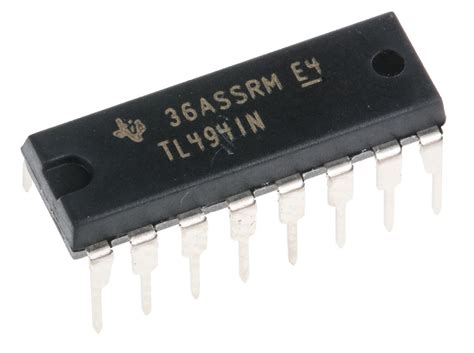 Texas Instruments Tl494in Pwm Controller 40 V 300 Khz 16 Pin Pdip Rs