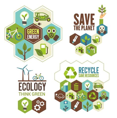 Icono De Protección Ecológica Energía Verde Y Reciclaje 16166178