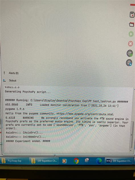 unsuccessful sending triggers to actiview through parallel port