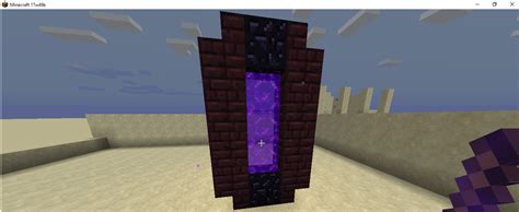 1 Block Wide Nether Portal Debug Stick Rminecraft