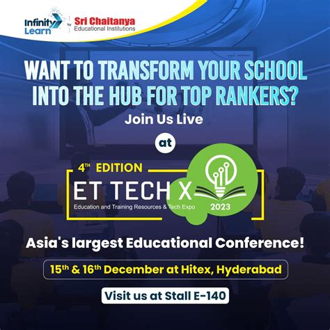 Infinity Learn On Linkedin Infinitylearn Edtech Srichaitanya Ettechx Ettechx2023 India