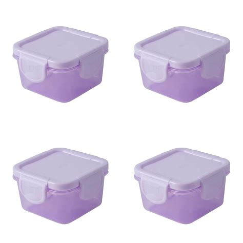 Containers With Lids Small Food Storage Containers With Clamping Colorful Meal Prep Container