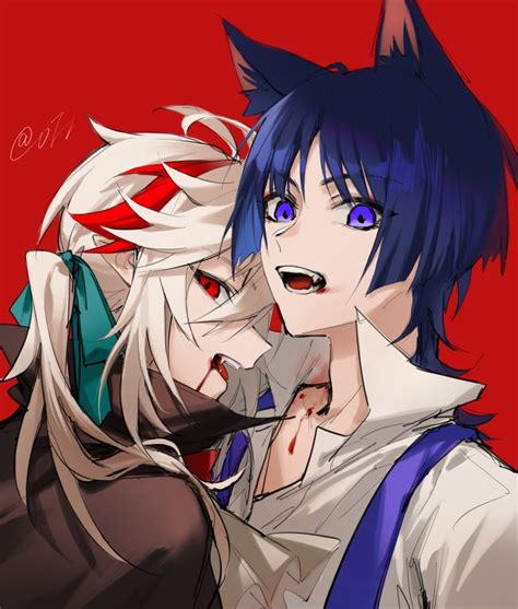 Scaramouche And Kaedehara Kazuha Genshin Impact Drawn By Qyng