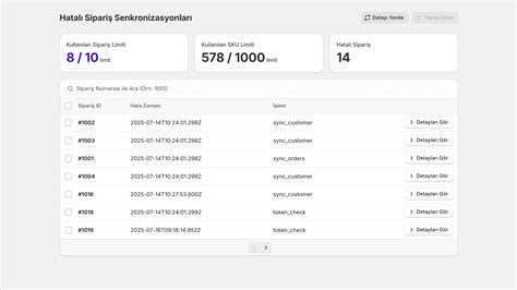 Nebim Entegrasyonu Shopify App Store