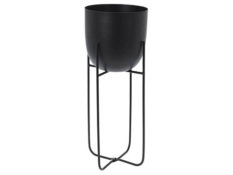 Doniczka Metalowa Czarna 149155 Sklep BRW