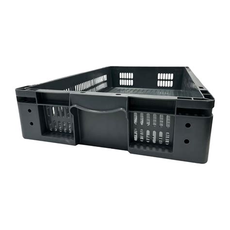 Vogue Perforated Plastic Storage Crate 600x400x120mm Kirklands
