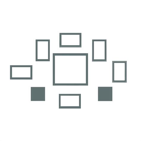 A White Background With A Gray And Gray Square And A Gray One That Says