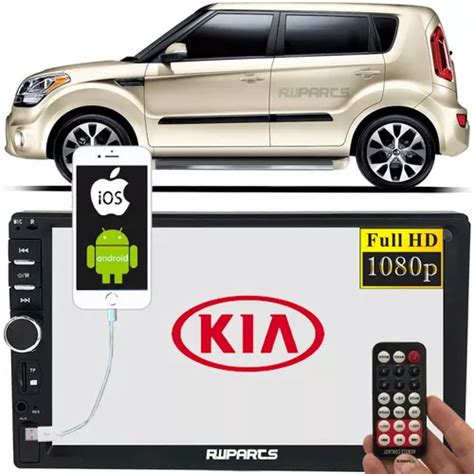 Dvd 2 Din Central Multimídia Bluetooth Mp5 Usb Kia Soul Parcelamento Sem Juros