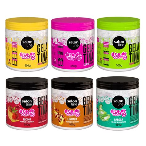 Gelatinas ToDeCachos Salon Line 550g Shopee Brasil