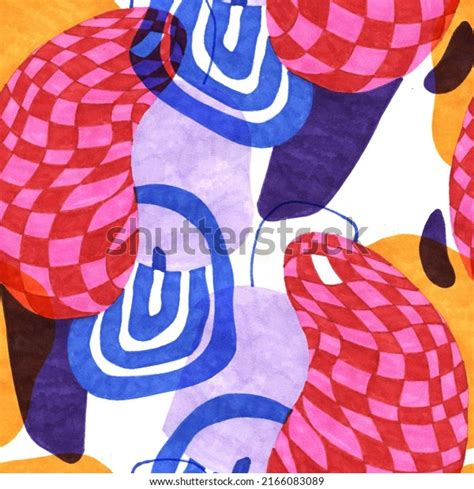 Handdrawn Abstract Texture Modern Art Style 库存插图 2166083089 Shutterstock