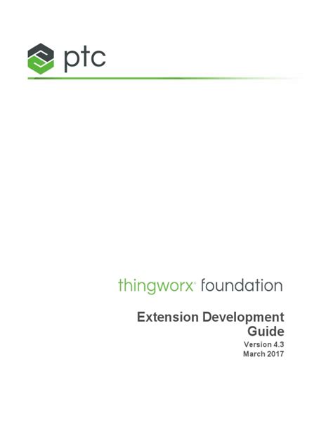 Thingworx Extension Development User Guide Pdf Pdf Application Programming Interface Xml
