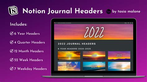 Notion Journal Headers