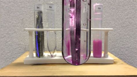 Activity Series Of Metals Complete Lab Youtube