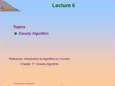 Greedy Algorithm Presentation Free To View
