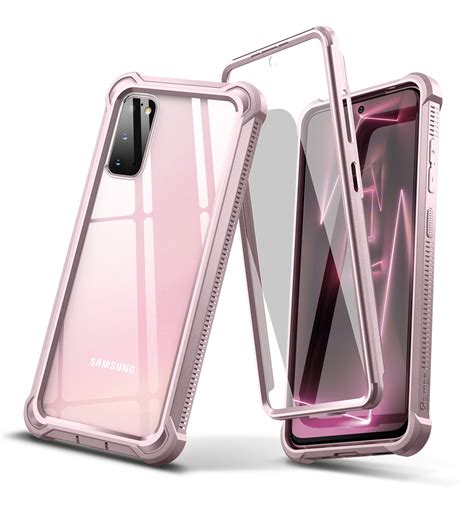 Dexnor For Galaxy S20 Case With Screen Protector Clear 360 Full Body