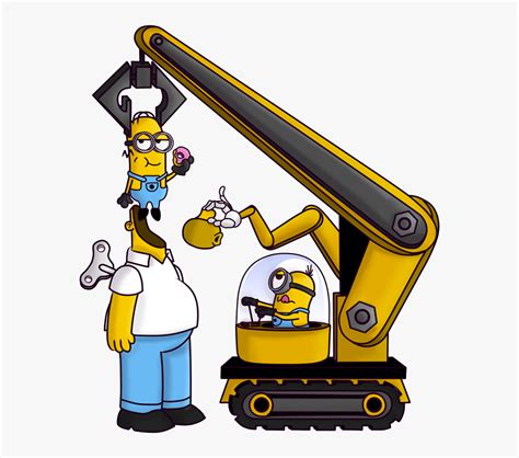 Homer Simpson And Mickey Mouse Hd Png Download Kindpng