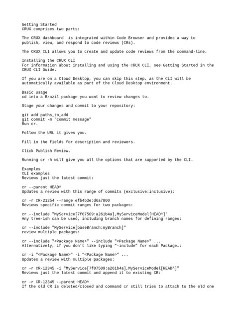 Crux Pdf Command Line Interface Computer Programming