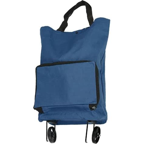 Sac de Courses à roulettes Sac de Courses Pliable sur roulettes Panier