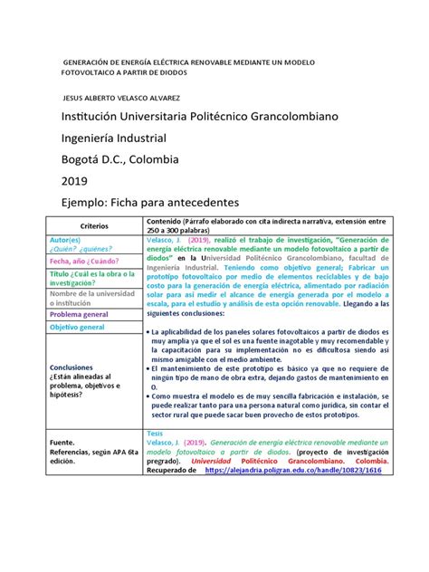 Ejemplo Y Taller De Reforza S2 Iv U Ii Bimestre Pdf Fotovoltaica