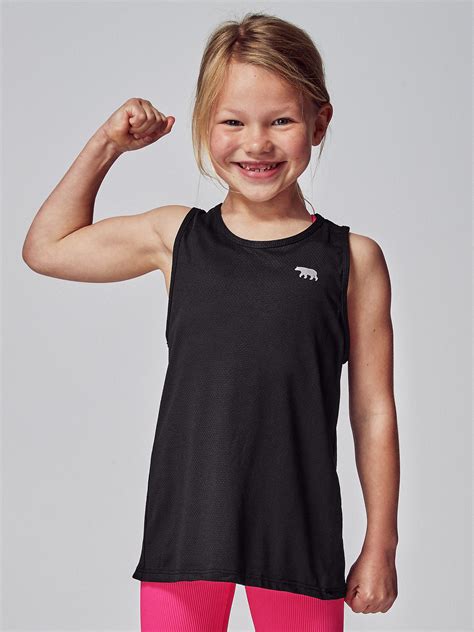 Girls Workout Tank Running Bare Girls Activewear