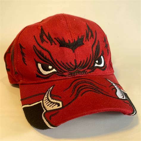 Razorback Face All Over Embroidery Podunk