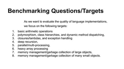 Intentional Benchmarking Of Dynamic Languages Pdf