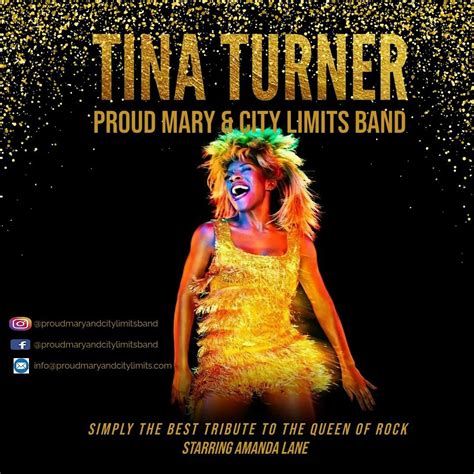 Tina Turner Tribute Proud Mary And City Limits Band Wexford Talbot