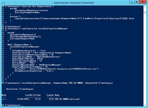 Desired State Configuration Post Deployment