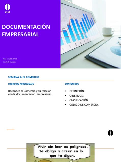 Tema 1 El Comercio Pdf Business Comercio