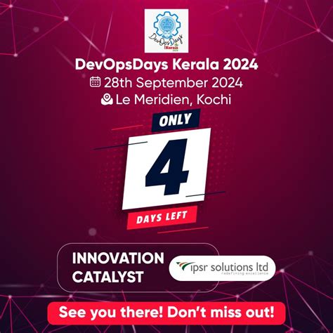 Devopsdays Kochi Kerala Ipsrsolutions 24years Ipsr Solutions Ltd