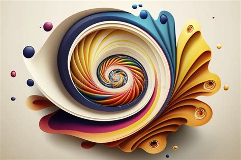 Las Ilustraciones De Fondo En Espiral Coloridas Ofrecen Una Gama De