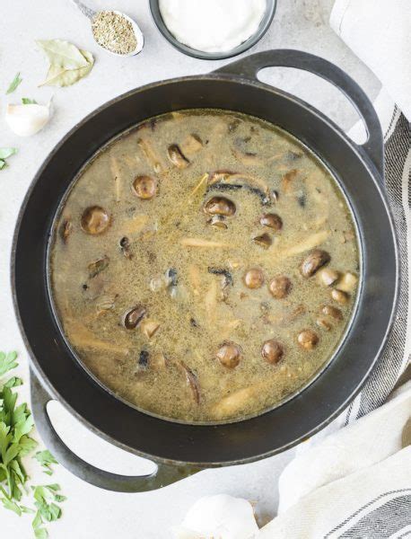 Creamy Mushroom Soup Clean Food Crush