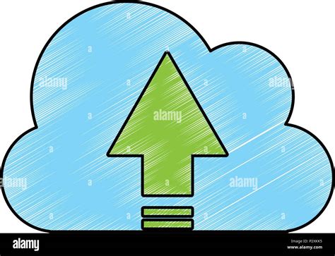 Cloud Computing Symbol Scribble Stock Vector Image And Art Alamy
