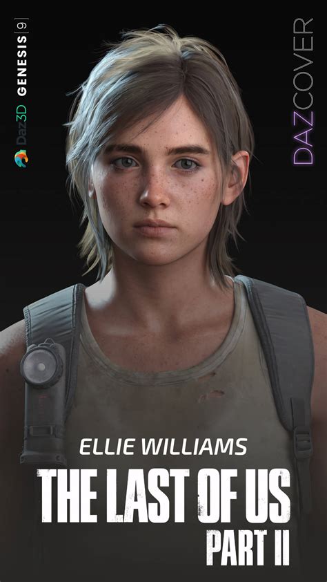 Tlou Ellie Williams For G9 Daz Content By Dazcover