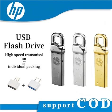 Hp Usb Flash Drive Tb Metal High Speed Pendrive Usb Flash Drive For Mobile Phones Computers