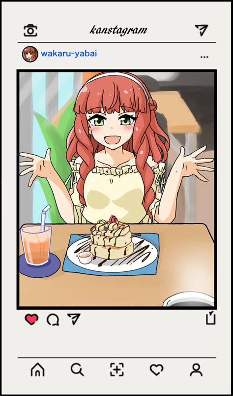 艦これ「デ・ロイテルちゃんはインスタとか好きそうだねって絵 艦これ版深夜の真剣お絵描き」牧島172cmの漫画