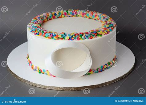 Simple Ring Cake With Scalloped Edges Simple Embellishments And