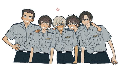 Amuro Tooru Scotch Matsuda Jinpei Hagiwara Kenji And Date Wataru