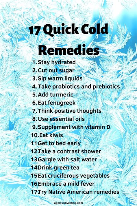 How To Get Rid Of A Cold Fast And For Good Cold Remedies Quick Cold