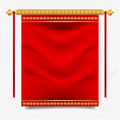 Scroll Paper Ribbon Red Gold Color Text Vector Design Background Scroll Paper Ribbon Gold