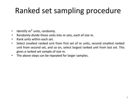 Ppt Partial Ranked Set Sampling Design Powerpoint Presentation Free