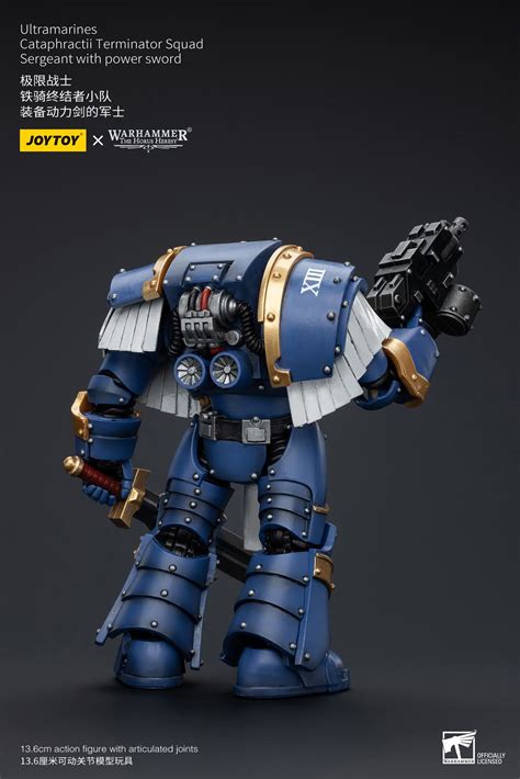 Joytoy Wh40k Ultramarines Cataphractii Terminator Squad Sergeant With