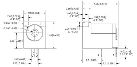 DC Male Power Jack TH