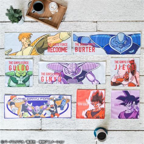 Dragon Ball Ichiban Kuji Ginyu Sentai Invasion ผ้าพันคอ เช็ดหน้า ของ