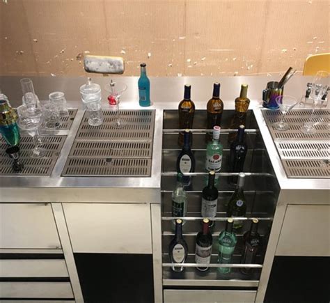 2022 Yituo Newest Design Stainless Steel Cocktail Station With Drawer